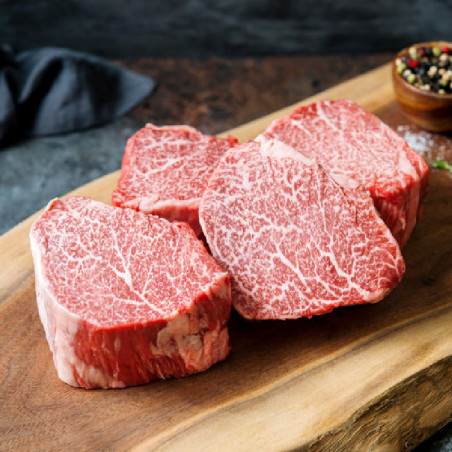 Tenderloin SS/On Wagyu MB 9+ F1 Kiwami 500Days Grain Fed Australia ...