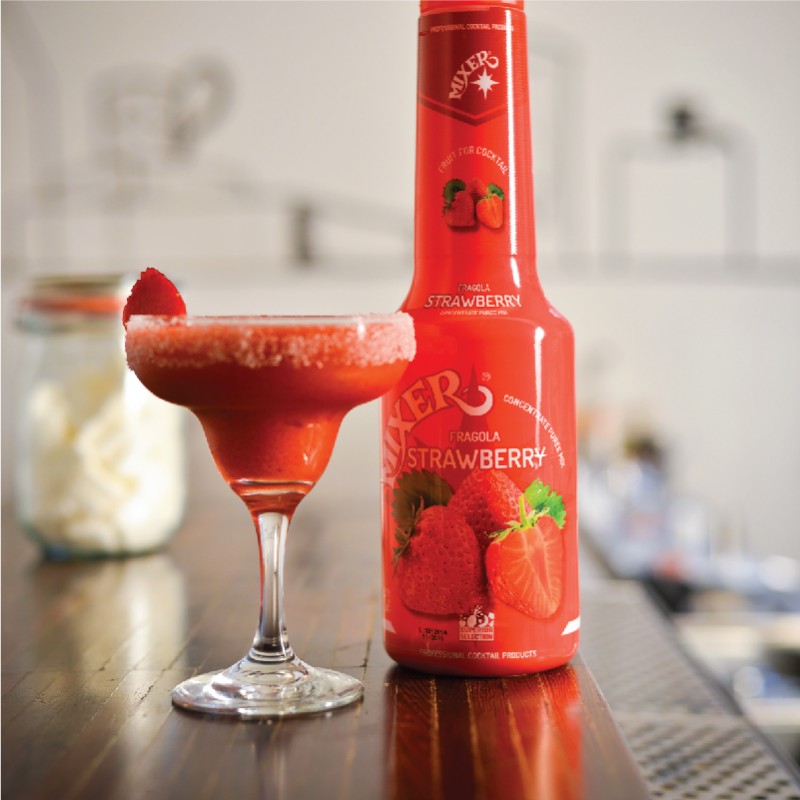 Mixer - Concentrate Puree Mix Strawberry (1l)